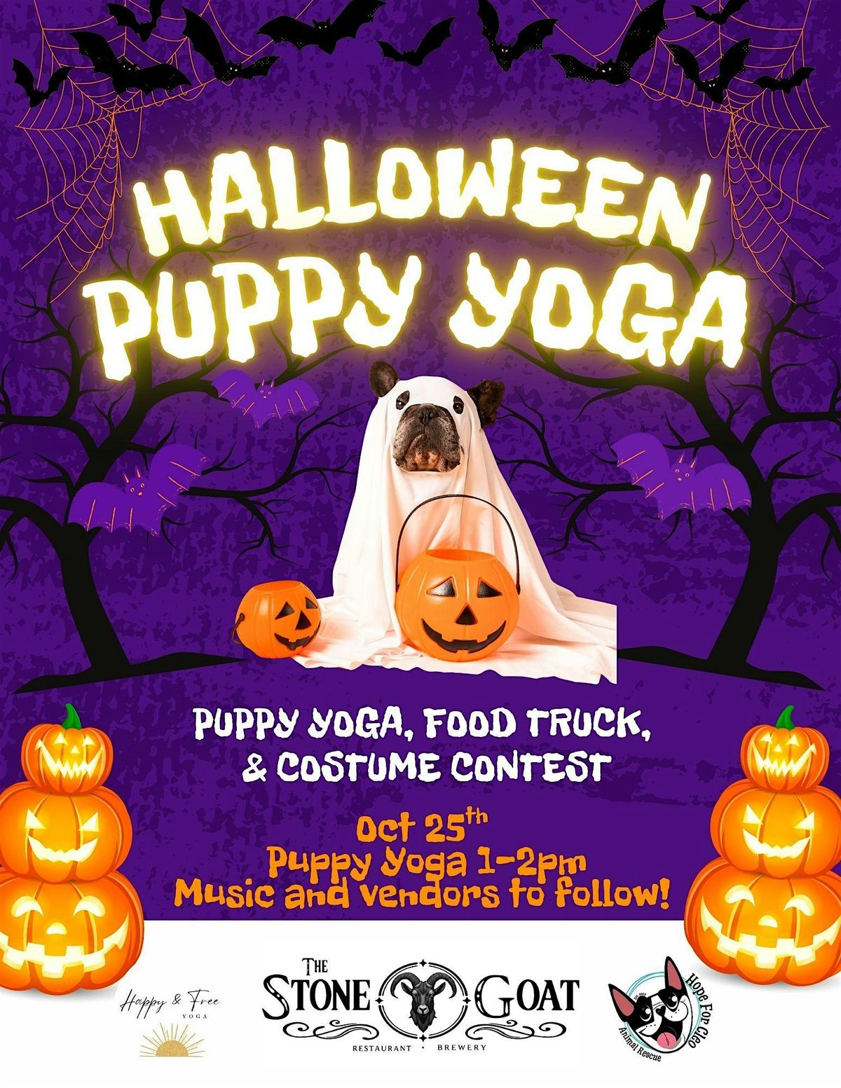 Halloween Puppy Yoga @ The Stone Goat, The Stone Goat Restaurant ...