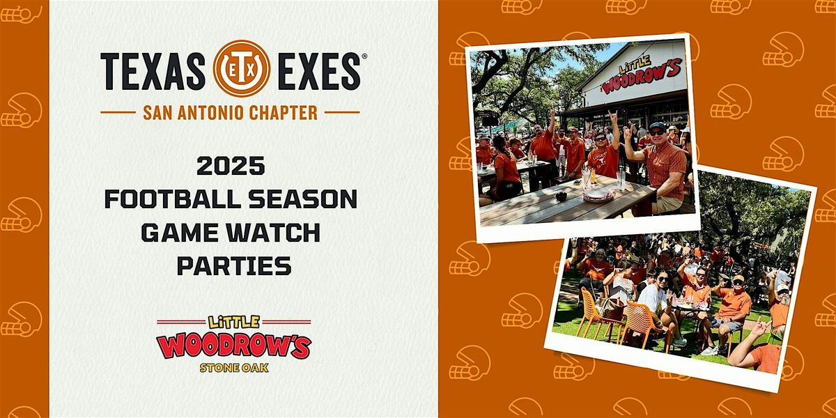 Texas vs. UTEP Football Watch Party @ Little Woodrow’s Stone Oak ...
