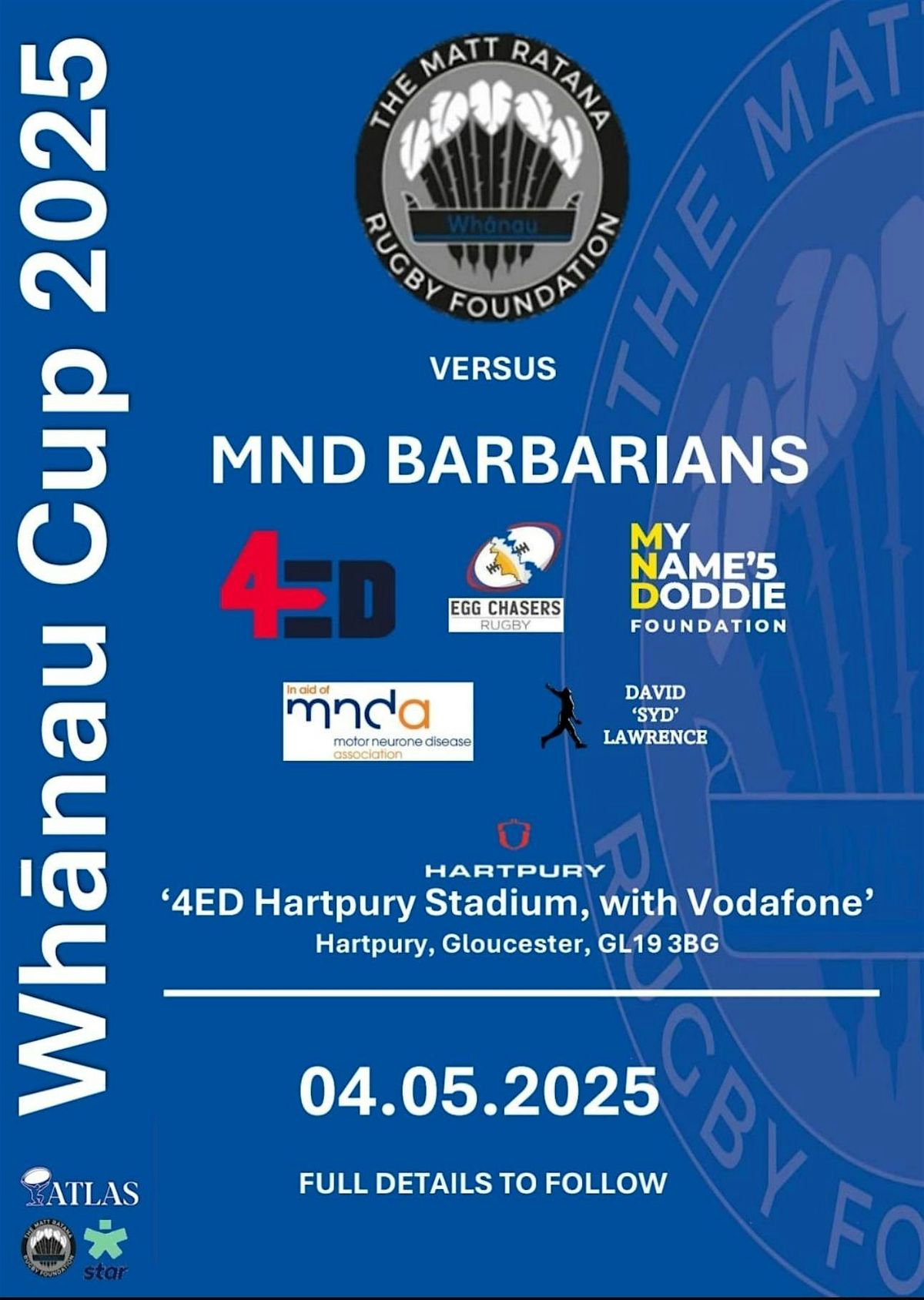 Whànau Cup 2025, 4ED Hartpury Stadium, with Vodafone, 4 May 2025 ...