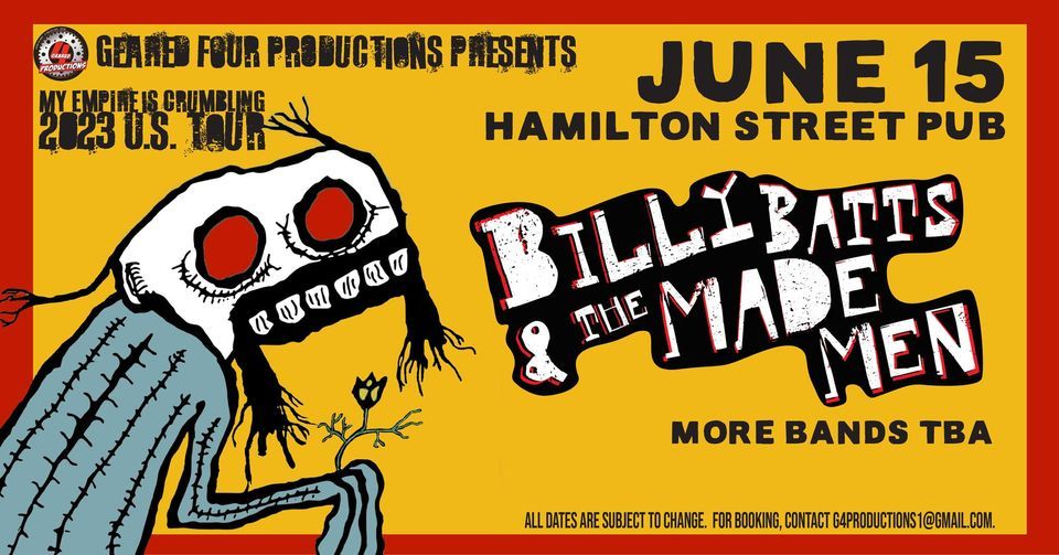 Billy Batts & the Made Men/The Mongrels, Hamilton St. Pub, Lumber ...