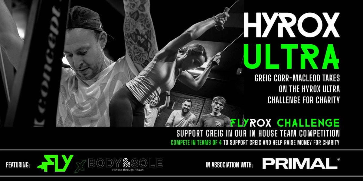 HYROX Ultra ! Festive food bank fundraiser, FLY, Glasgow, 7 December ...