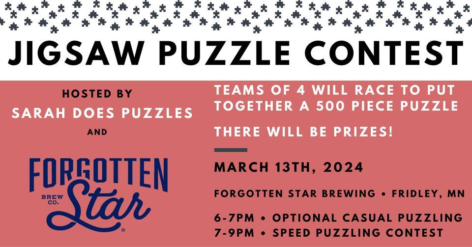Forgotten Star Brewing Jigsaw Puzzle Contest, Forgotten Star Brewing ...