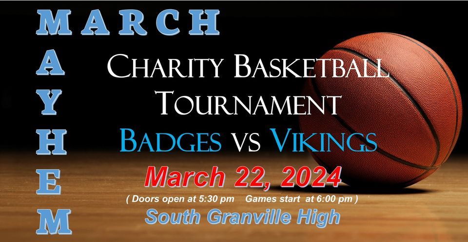 March Mayhem Charity Basketball Tournament, South Granville High School ...