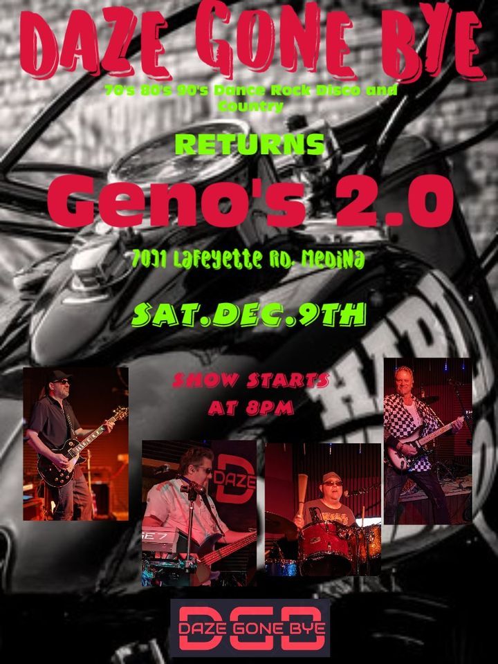 Daze Gone Bye at Geno’s , Geno's Bar, Seville, December 9 2023 ...