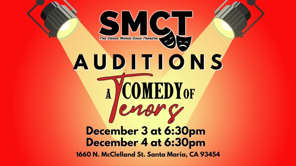 A Comedy of Tenors, Santa Maria Civic Theatre, December 4 2023 ...