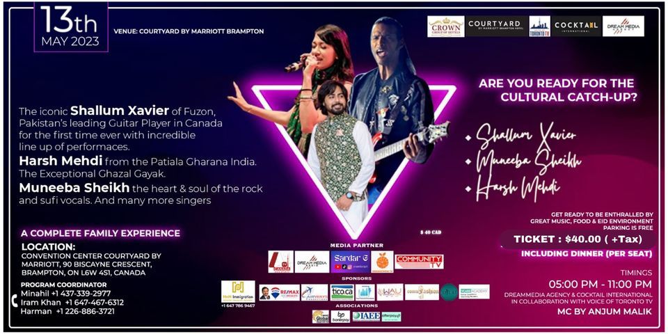 A Musical Night - With Shallum Xavier , Courtyard by Marriott Toronto ...