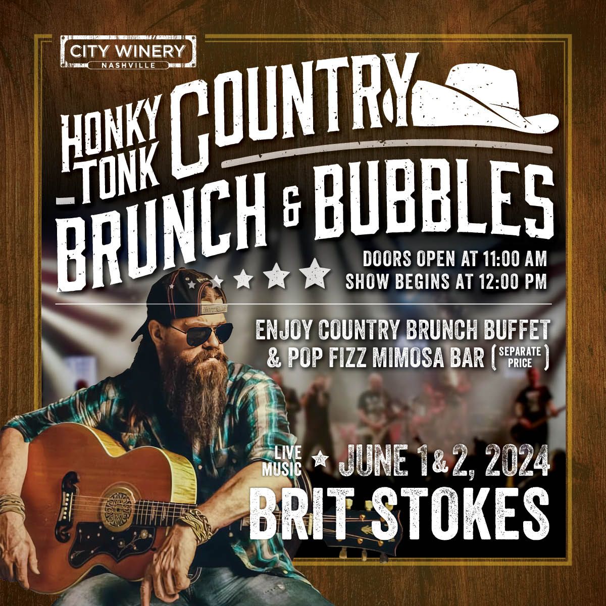 Honky Tonk Country Brunch and Bubbles With Brit Stokes, City Winery ...
