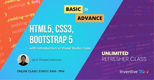 Paid Class Html5 Css3 Bootstrap5 With Introduction To Vs Code