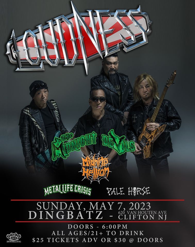 Loudness / The Midnight Devils / Midnite Hellion & More, May 7 2023 ...