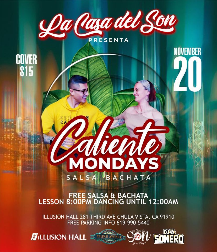 Salsa & Bachata Mondays @ Illusion Hall, Illusion Hall, Chula Vista, 20 ...