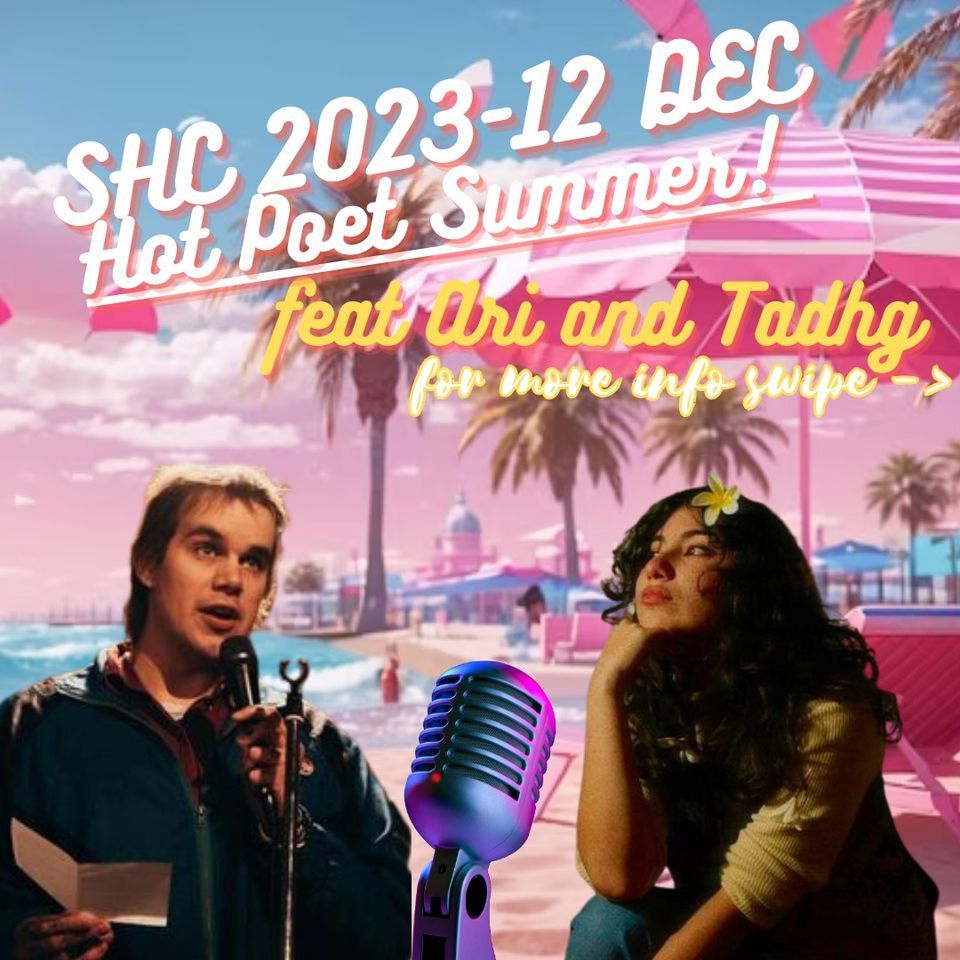 SHC 2023-12DEC : Hot Poet Summer, NYX Bar & Lounge, Morphett Vale, 6 December 2023 | AllEvents.in