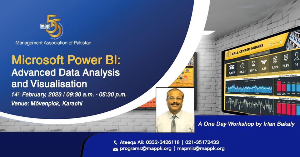 Microsoft Power BI: Advanced Data Analysis and Visualisation, Karachi ...