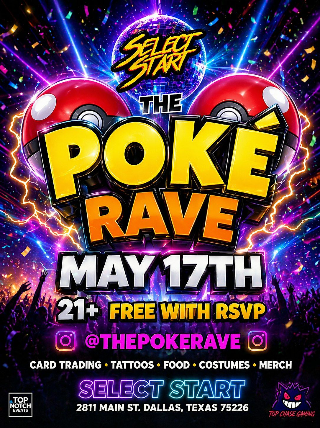 The POKÉ Rave ⚡️, Select Start, Dallas, 17 May to 18 May | AllEvents
