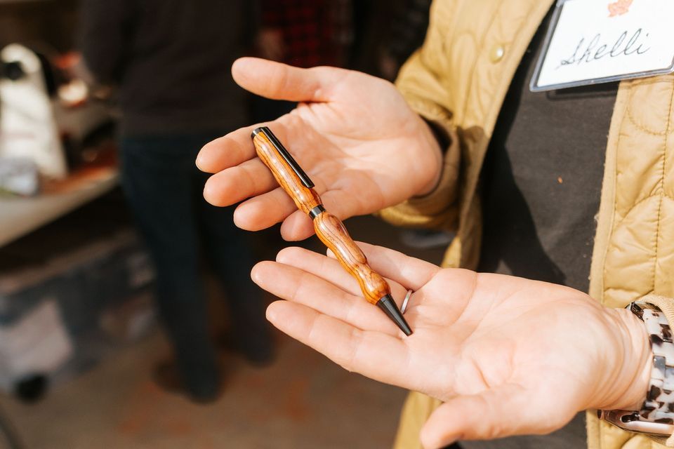 Wood Turned Pen with Turning North, Brewhalla, Fargo, 13 May 2023 ...