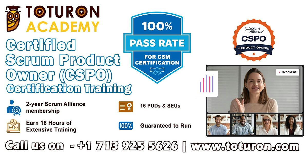 2 Days Certified Scrum Product Owner(CSPO) Training in Shreveport, LA ...