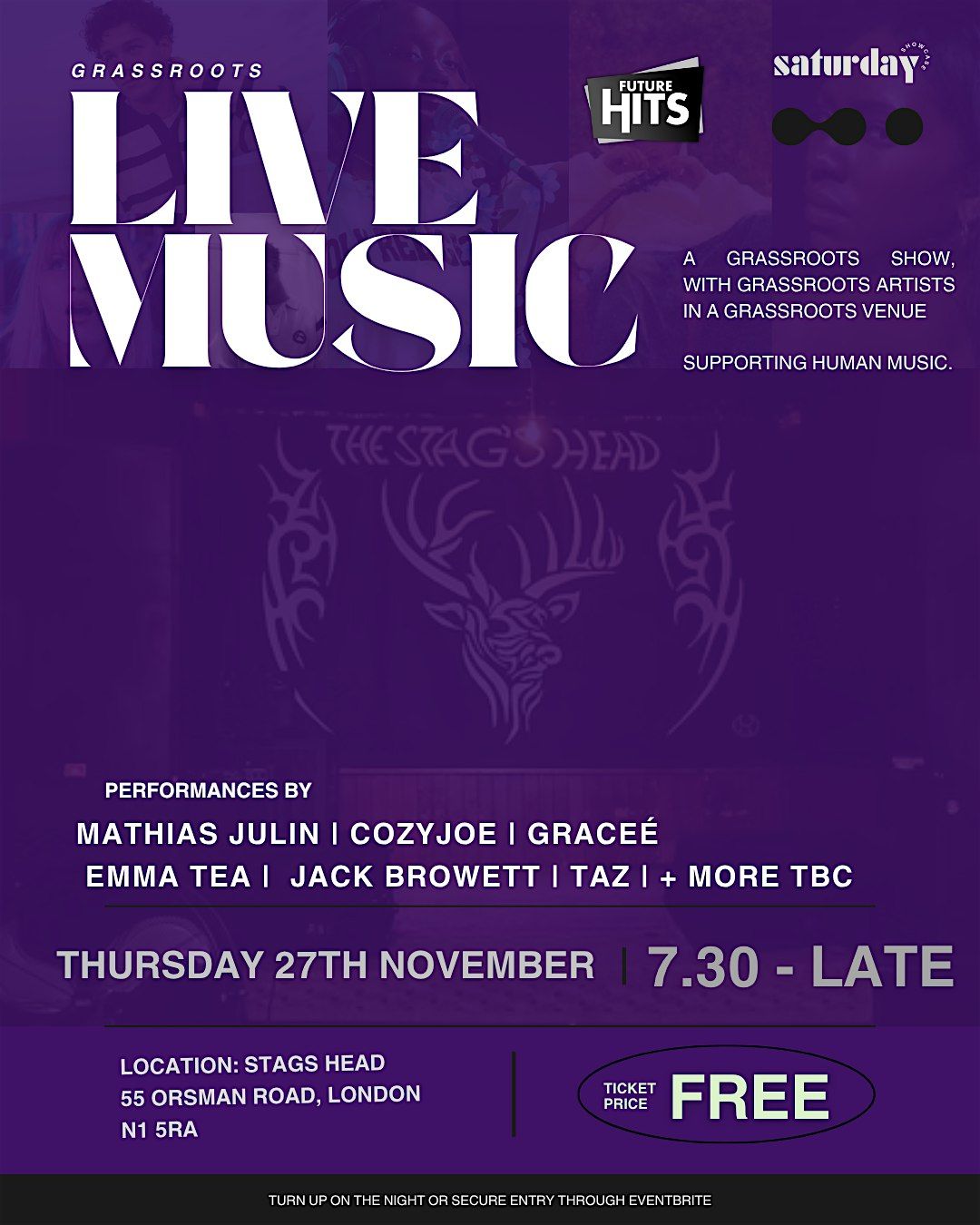 GRASSROOTS LIVE MUSIC IN LONDON: MATHIAS JULIN, COZYJOE, EMMA TEA ...