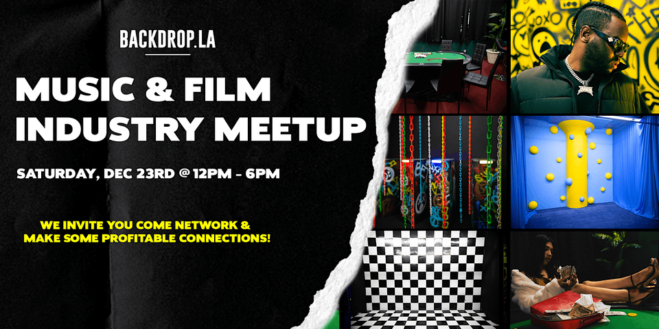 Music & Film Industry Meetup | Networking Event @ The Backdrop LA, 1206 ...