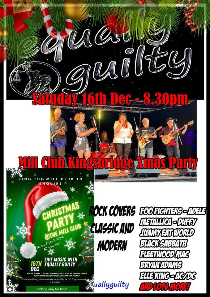 The Mill Club Xmas Party, The Mill Club Kingsbridge, Buckfastleigh ...