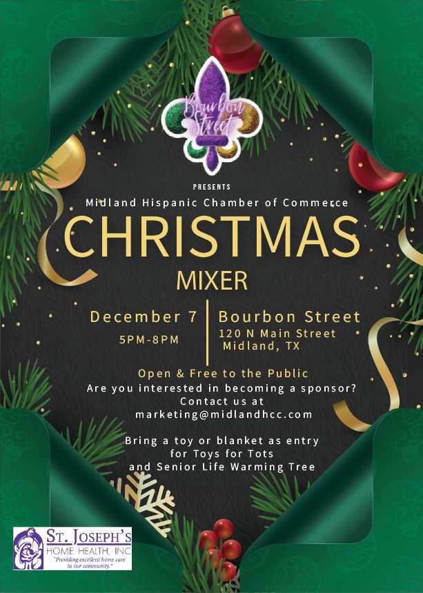 Christmas Mixer, Bourbon St DC, Odessa, 7 December 2023 | AllEvents.in