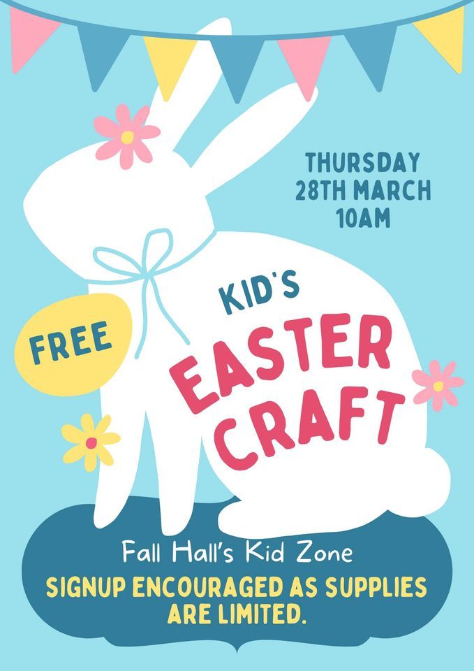 Kids Easter Craft, F.E. Warren Fall Hall, Cheyenne, 28 March 2024 ...