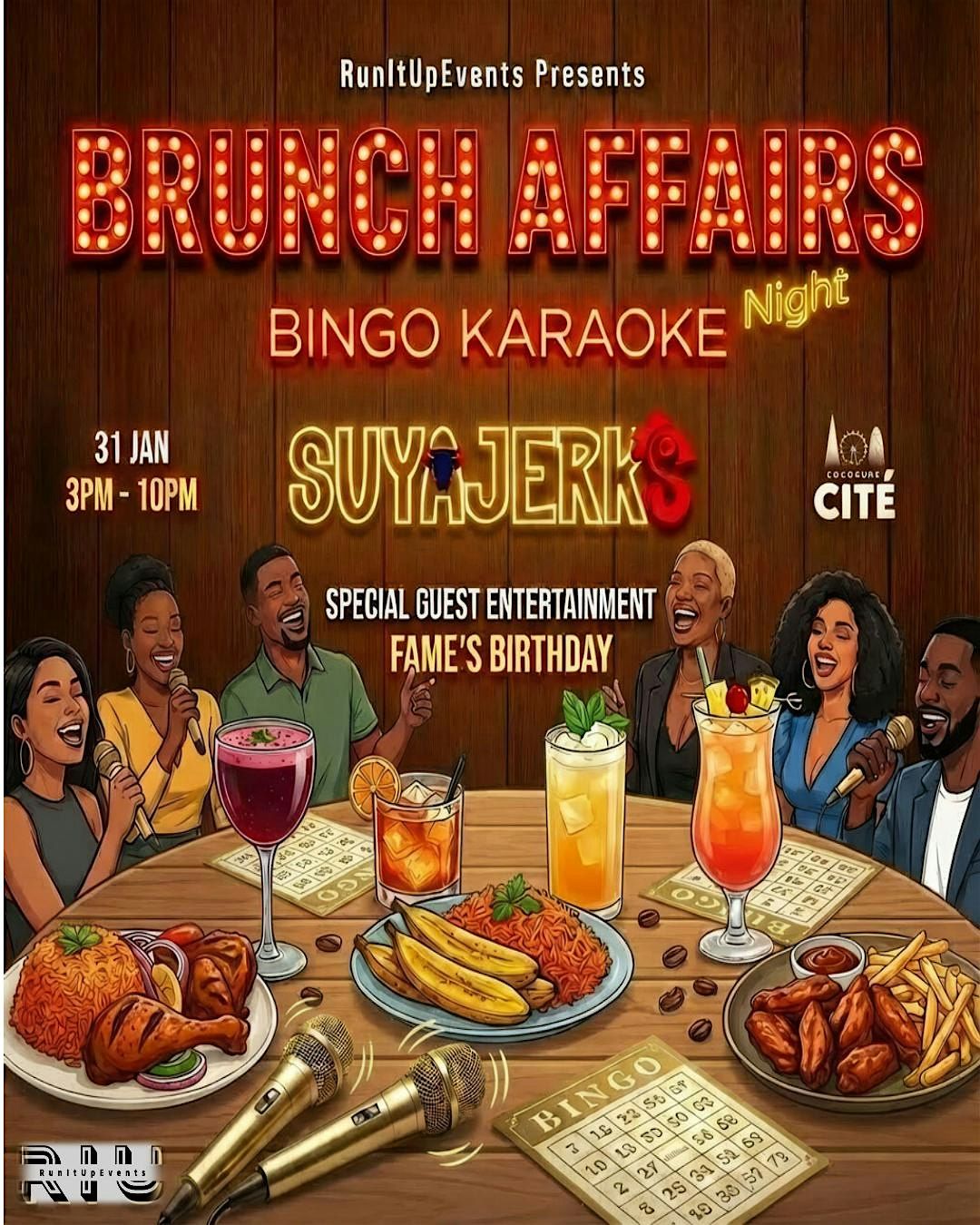 Brunch Affair BINGO KARAOKE, Cite Lounge, Bar & Nightclub by Cococure ...