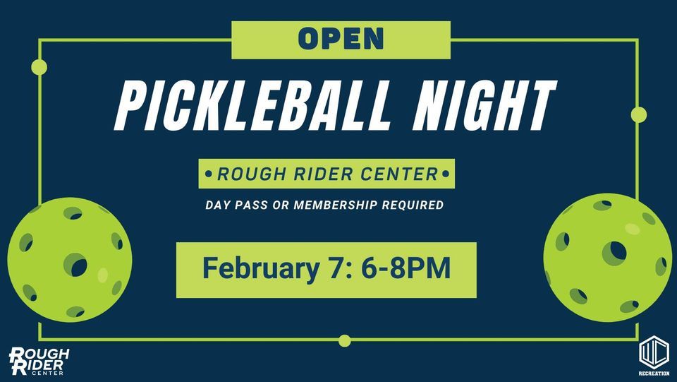 Open Pickleball, Rough Rider Center, Watford City, February 7 2024 ...