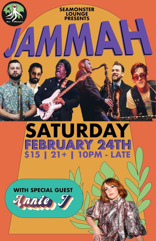 Seamonster Presents: JAMMAH, The SeaMonster Lounge, Seattle, 24 ...