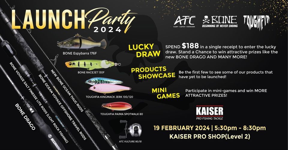 LAUNCH PARTY & PRODUCT SHOWCASE 2024, Kaiser Pro Shop, Singapore, 19 ...
