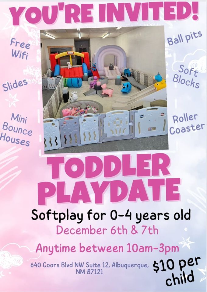 Toddler Playdate - Softplay for Little Ones, Coors Showroom Event Hall ...