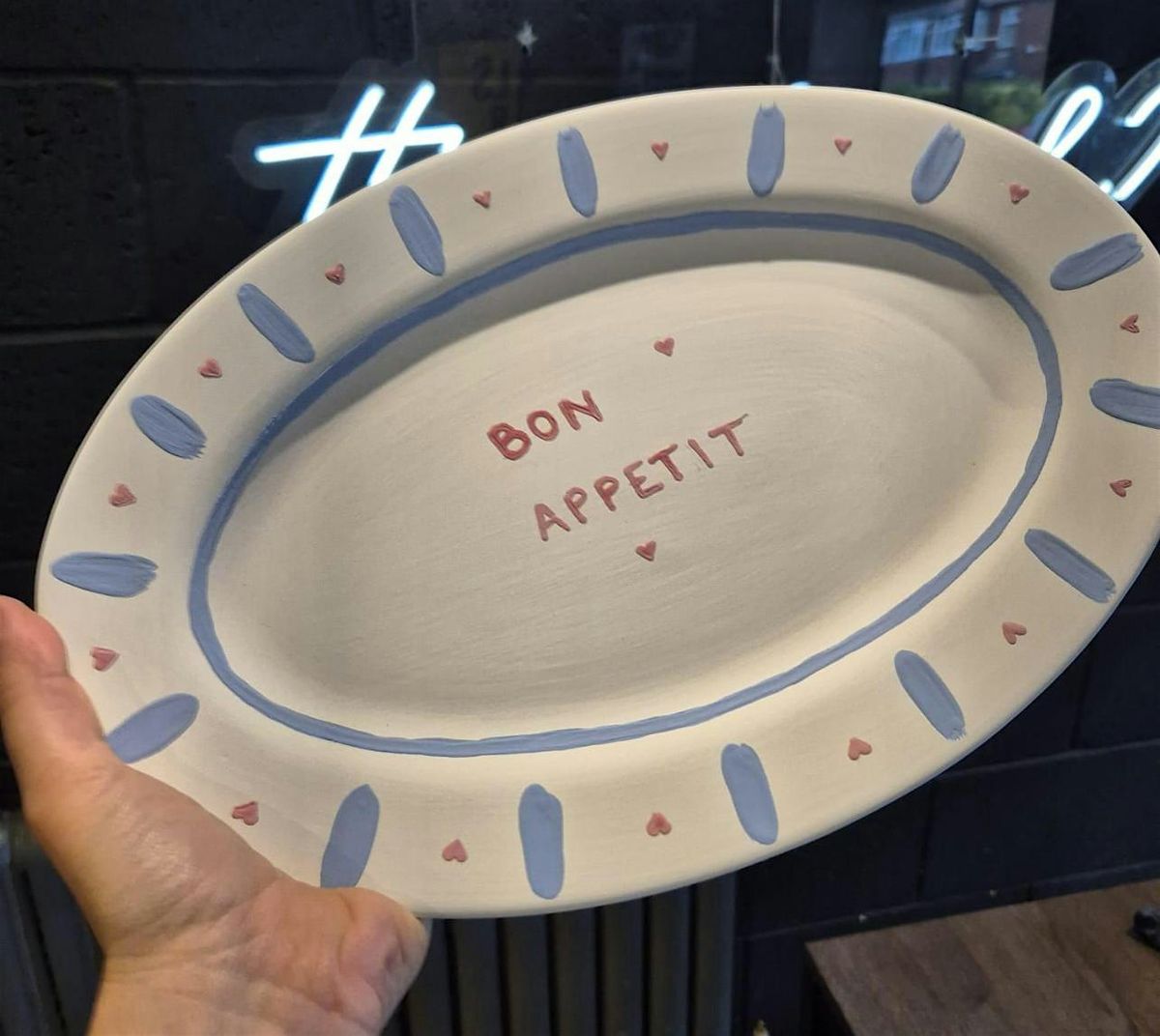 Oval Platter Pottery Painting, A TOUCH OF CRAFT YORKSHIRE, Ossett, 24 ...