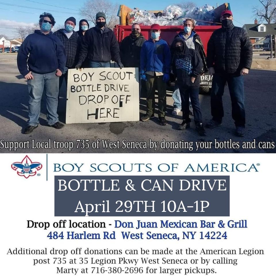 Bottle and Can Drive to support Boy Scouts, Don Juan Mexican Restaurant ...