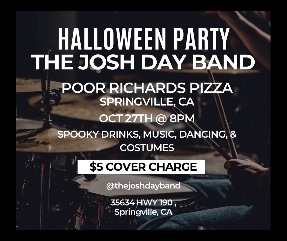 The Josh Day Band @ Poor Richard’s Pizza Springville, Springville Inn ...