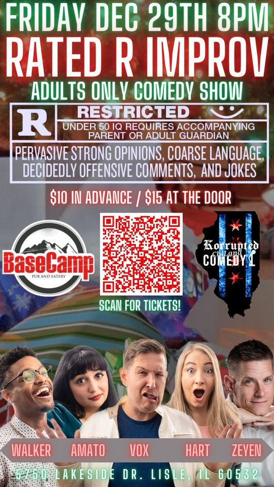 Korrupted Comedy Show, BaseCamp Pub & Eatery, Lisle, 29 December 2023 ...