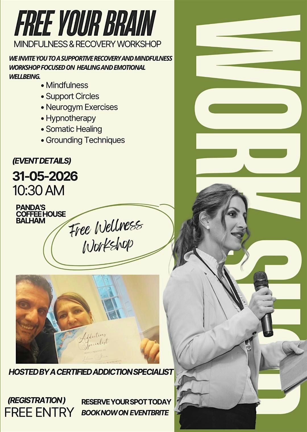 Free Your Brain- Lifeguard for Addictions in London – May 31, 2026 ...
