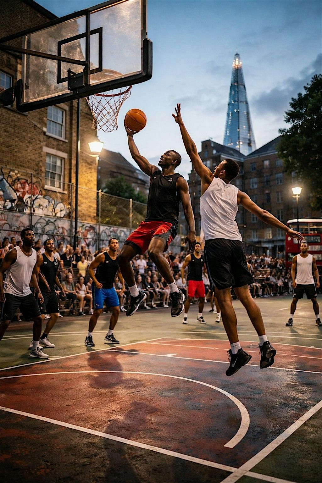 Adult Outdoor Basketball (Clapham), William Bonney Estate, London, 3 ...