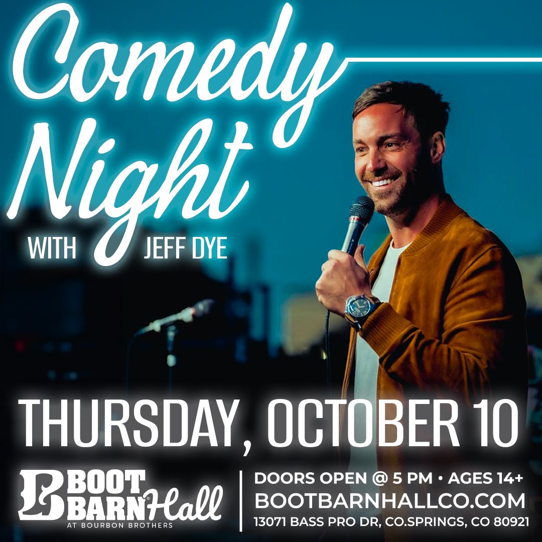 Jeff Dye at Comedy Vault, Comedy Vault, Batavia, 29 May to 31 May ...