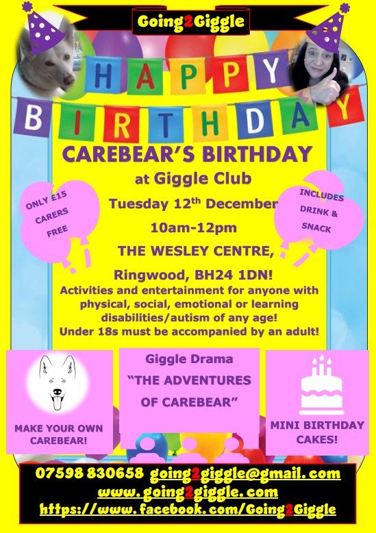 GIGGLE CLUB?weekly activities for anyone with physical, emotional or ...