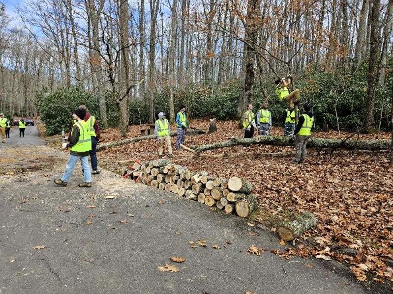 Campground Clean-Up, Julian Price Campground, Blowing Rock, 30 March ...