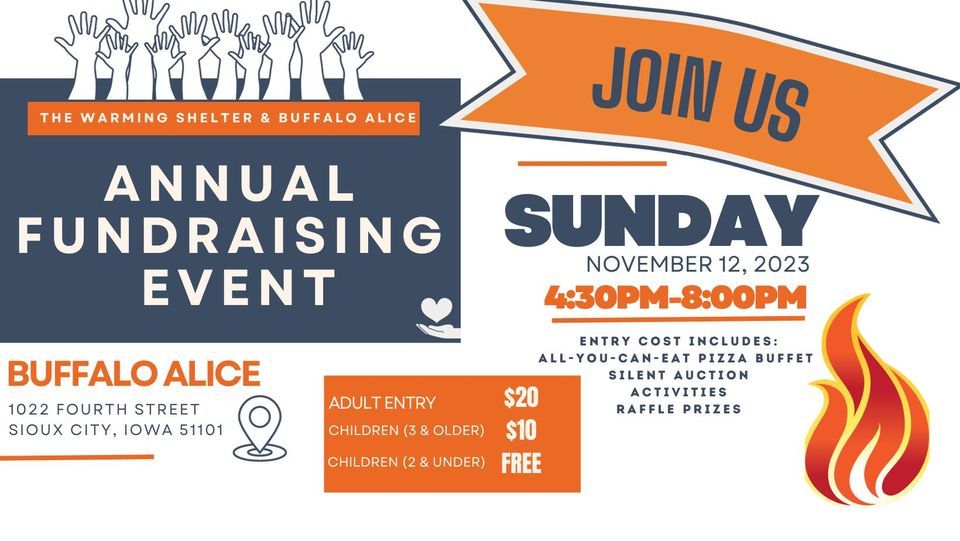 Annual Fundraising Event Hosted by Buffalo Alice!, Buffalo Alice, Sioux ...