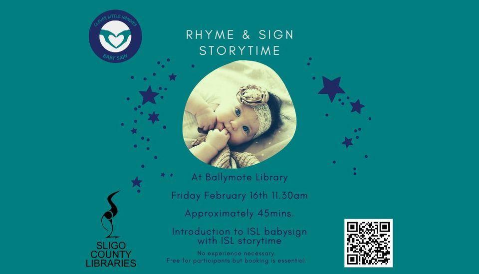 Ballymote Library - Rhyme & Sign Storytime, Ballymote Co,Sligo, 16 ...