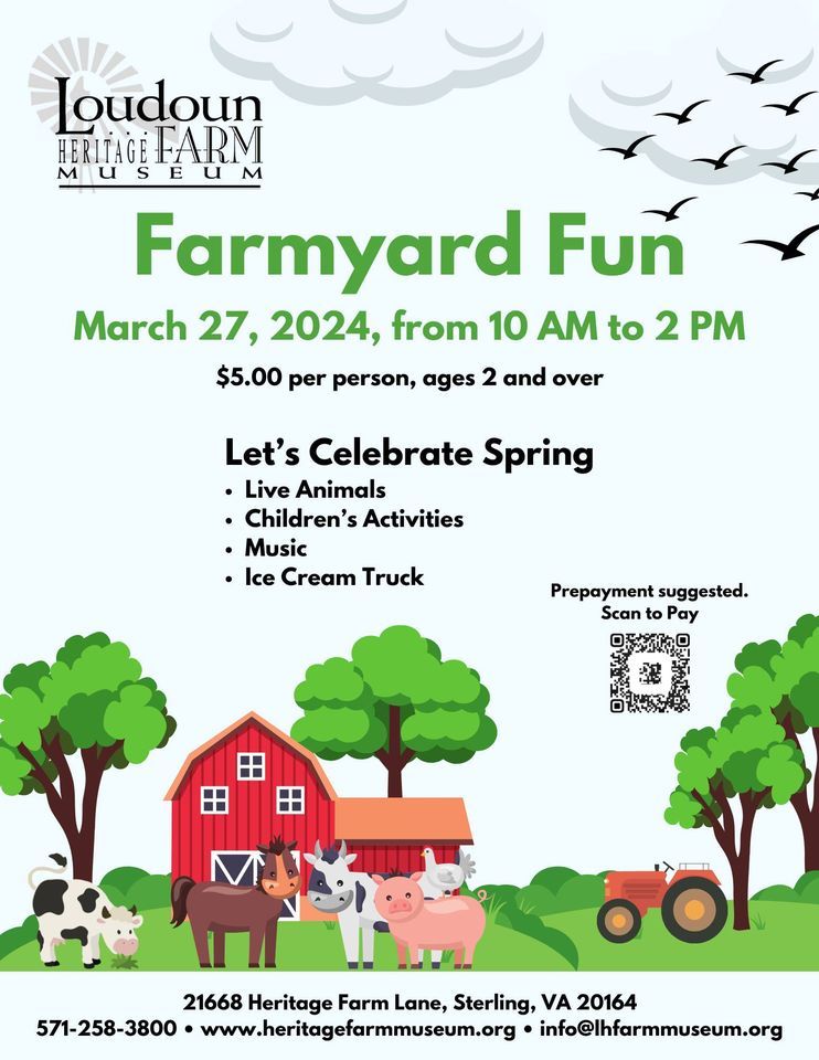 Farmyard Fun, Heritage Farm Museum, Sterling, 27 March 2024 | AllEvents.in