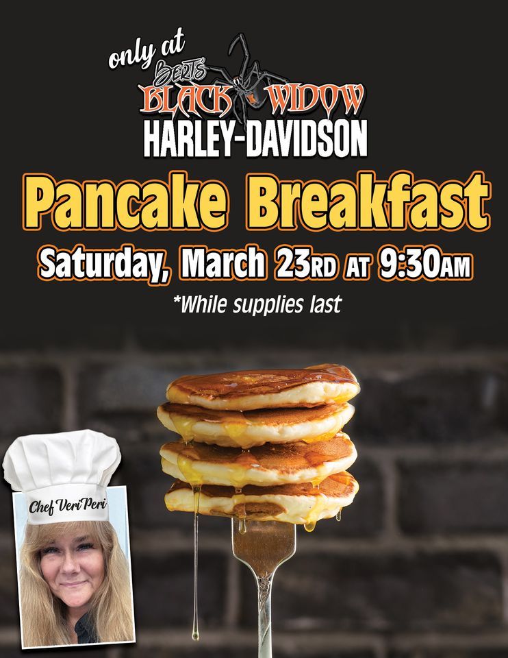 Biker Pancake Breakfast, Bert's Black Widow Harley-Davidson, El Jobean ...
