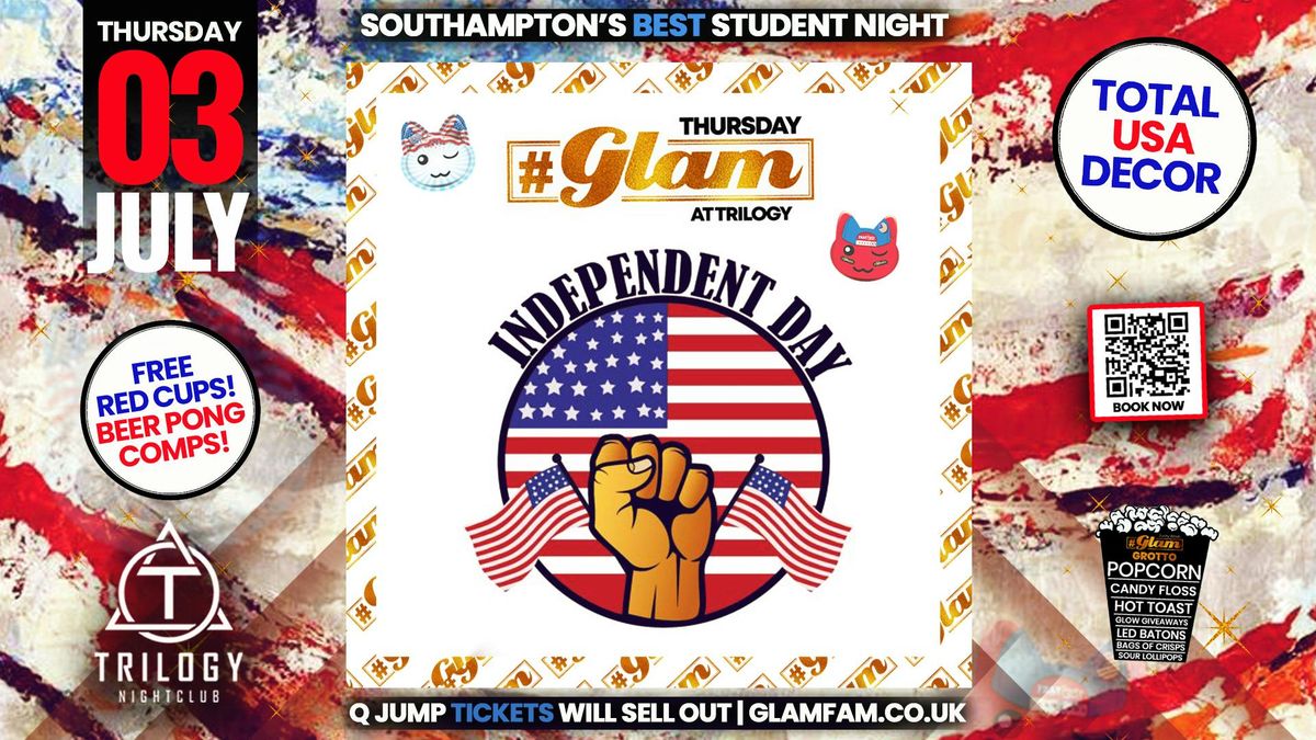 Glam Thursdays | 🏈 4th July Party 🏈 Southamptons Biggest Week Night 😻, Trilogy nightclub ...
