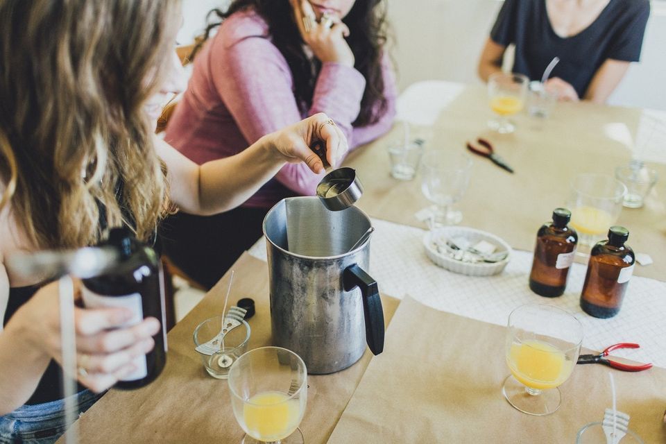 Bath Salts, Body Oil & Candle Making Workshop - Salado, The Wick & Burn ...