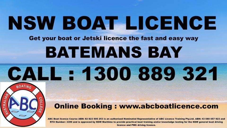 Batemans Bay - Boating Licence Course & PWC, Batemans Bay, New South ...