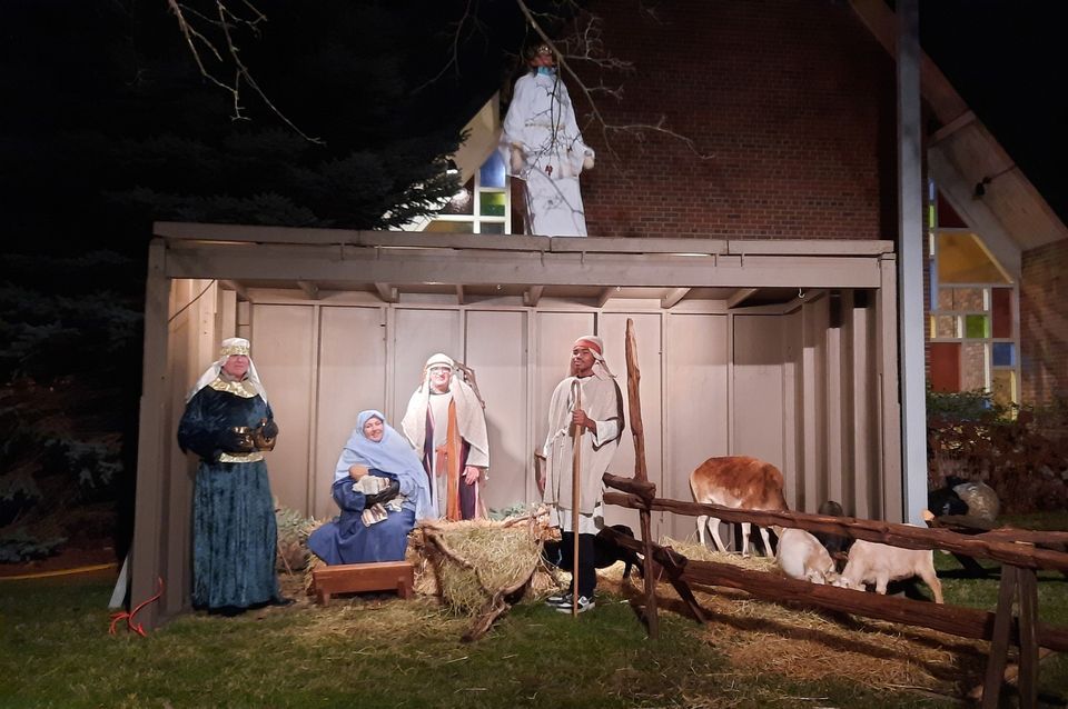 Outdoor Live Nativity, The Church of St. Mark- Lutheran, Antrim, 15 ...