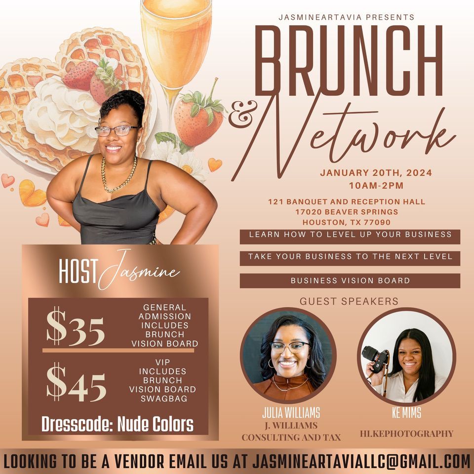 Brunch & Network, 121 Banquet and Reception Hall, Spring, January 20 ...