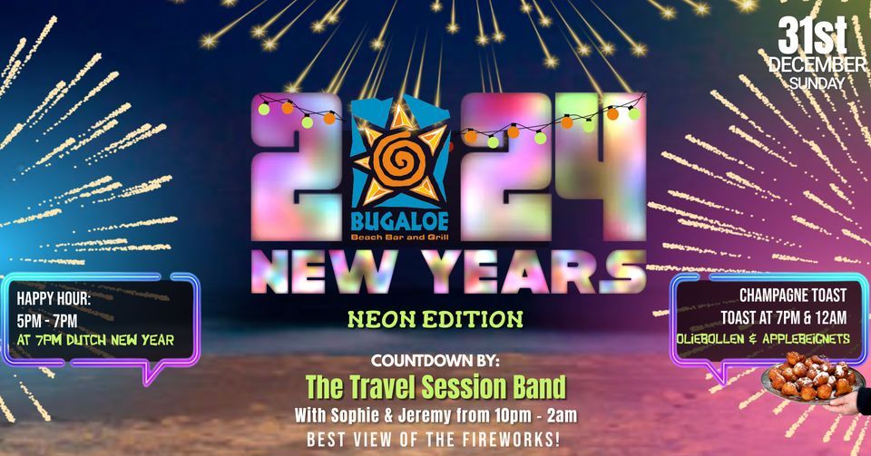 New Years Party: Neon Edition!, Bugaloe, Oranjestad, 31 December 2023 ...