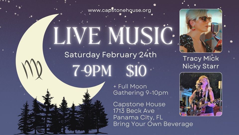 Live Music with Tracy Mick and Nicky Starr, Capstone House, Panama City ...