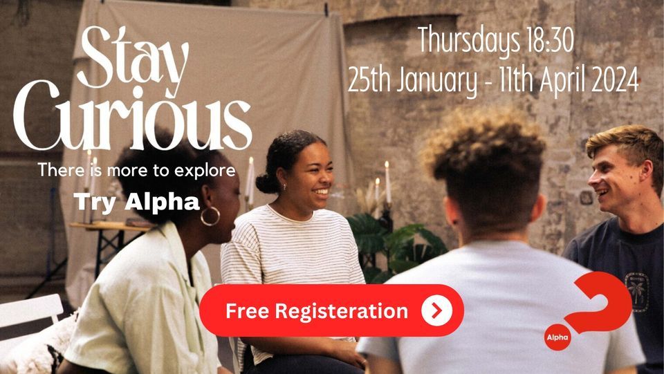 Stay Curious, Try Alpha, Albergan Kartano, Espoo, January 25 2024 ...